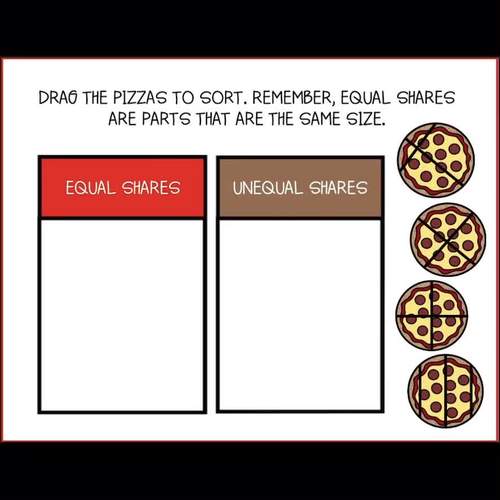 Equal Shares for Google Classroom | Halves | Parts | Distance Learning ...