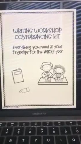Writing Workshop Conferencing Kit by Catfan's Corner | TPT