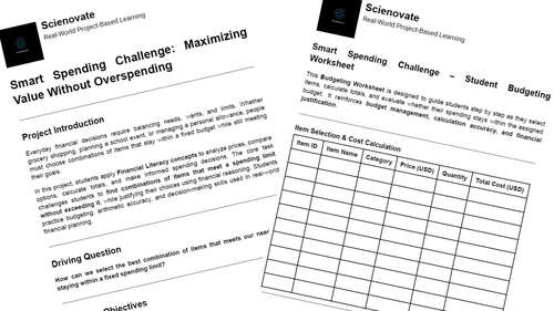 Christmas Financial Literacy PBL Project | Smart Spending Challenge