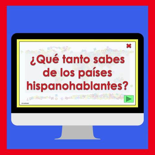Spanish Speaking Countries Facts Editable - Los Paises Hispanohablantes