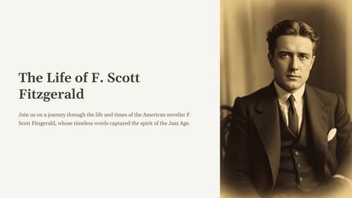 BIOGRAPHY OF F. SCOTT FITZGERALD * Narrated ELA Literature Video ...
