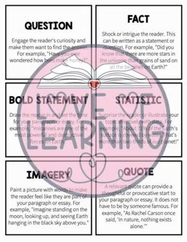 Step-by-Step Informative Writing | Natural Disaster Writing Prompts