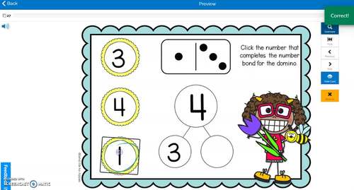 Domino Number Bonds Compose Decompose to 12 BOOM Cards by Send Me No Apples