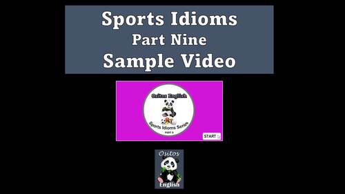 Advanced ESL: Sports Idioms Part 9 by Ositos English | TPT