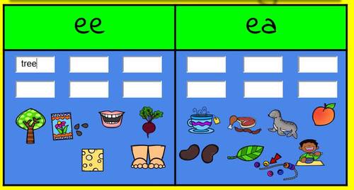 Long e (ee ea) Digital Interactive Notebook by Lunniece | TPT