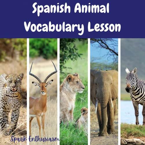 Animals Vocabulary Lists, Activities, Crossword, Games, and Quiz Unit
