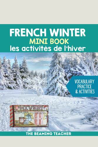 French Winter Project - Mini book - l'hiver - Middle Years FSL ...