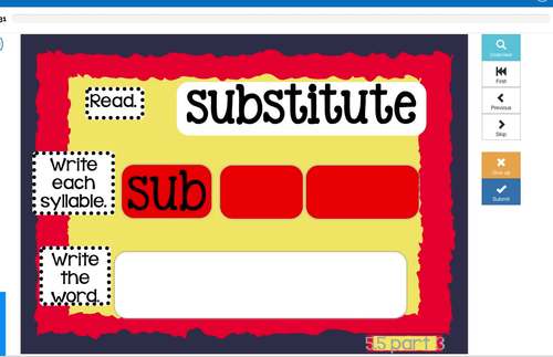 Oh Yeah Boom Cards Open Syllable Exception 5.5 Aligned Part 3 by Schwa ...