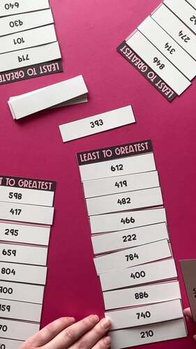 Place Value Game: Least to Greatest | 3-Digit Numbers by Teaching with ...
