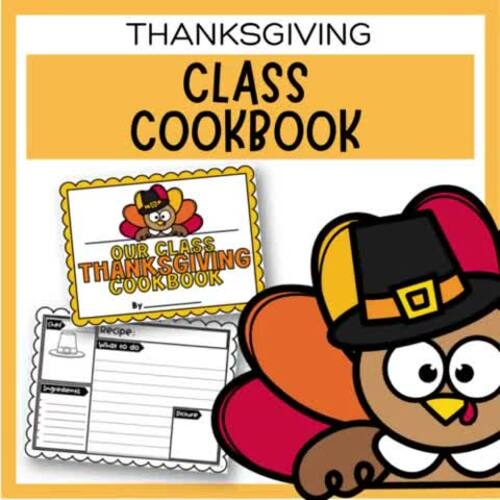 Thanksgiving Class Cookbook | Class Recipe Book by Little Learner Hub