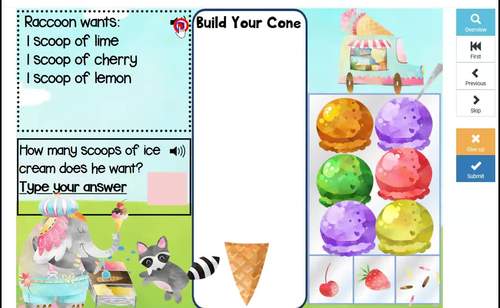 Addition Word Problems Following Directions Digital Task Cards Distance ...