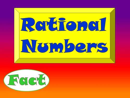 Fact or Fib - Rational Numbers Animated PowerPoint by My Math Imagination