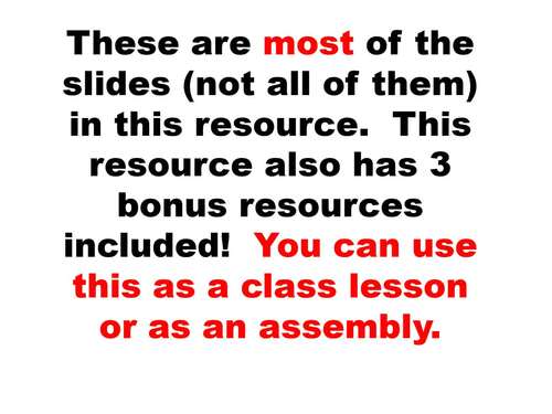 The History of Black History Month Slideshow: Great for Assemblies! Gr K-6