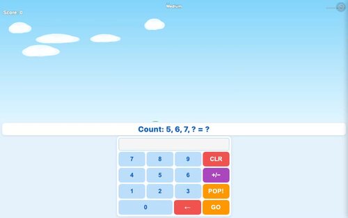 Kindergarten Counting Forward Math Game | Self-Checking Practice
