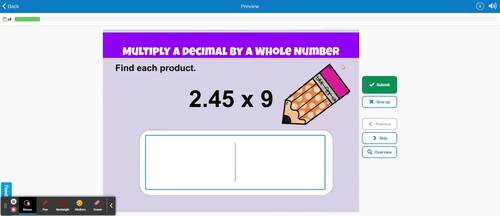 5th Grade Multiply Decimals by a Whole Number by Math Mom Repeat