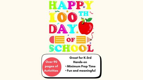 100 Days of School MEGA Activity Pack | Mat • Writing • Literacy • STEM ...