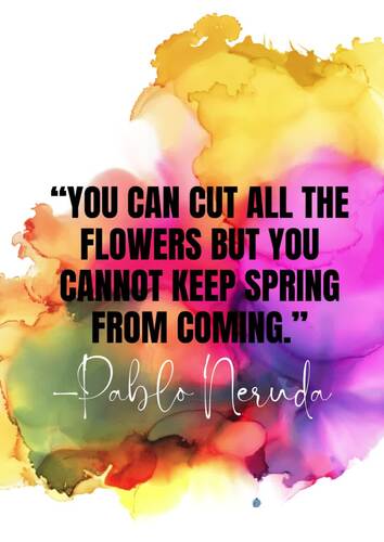 Latinx and Hispanic Heritage Month Posters Quotes from Famous Authors