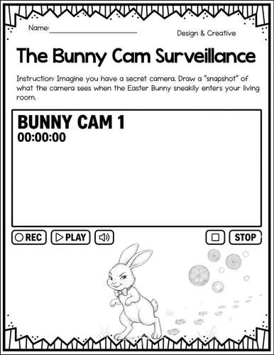How to Catch the Easter Bunny Activities | Math, STEM & Writing Easter ...