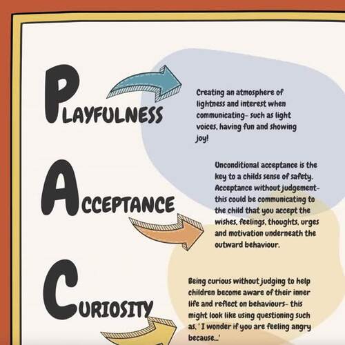 PACE Model Playfulness Acceptance Curiosity Empathy DIGITAL print