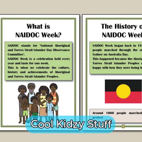 The History of NAIDOC Week, Australia's First Nations by Cool Kidzy Stuff