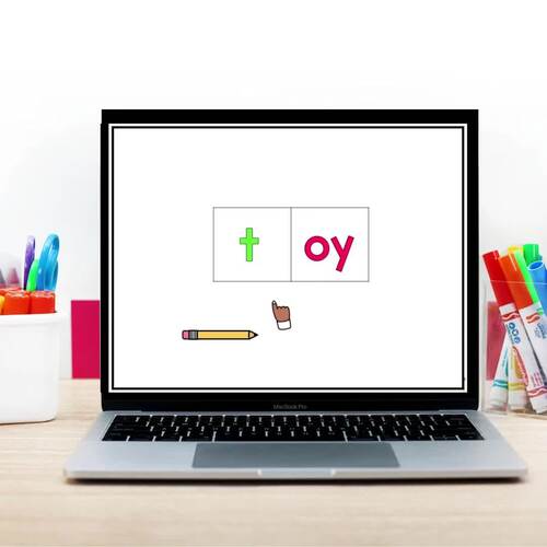 Fun Phonics Diphthong Segmenting and Blending Words Animated Slideshow