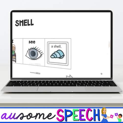 Boom Cards: Book Companion "There Was an Old Lady Who Swallowed a Shell"