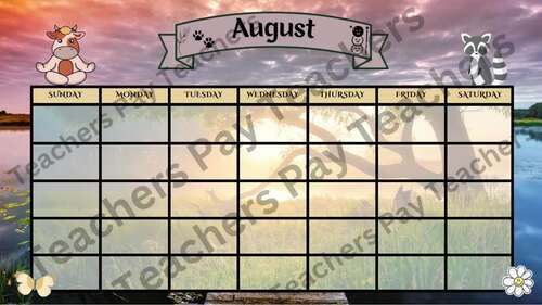 Fun 12 Month Calendar - Dragon, Fairy, Magic, Mythical Themed, and More!