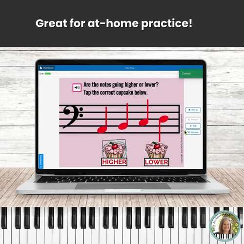 Directional Reading on Bass Staff BOOM™ Cards - Valentine's Activity ...