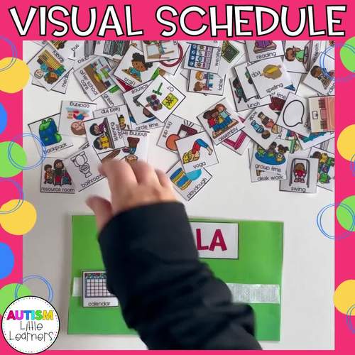Visual Schedule For Special Education And Autism by Autism Little Learners