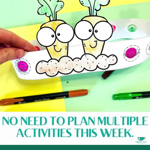 Spring Speech & Language Craft Garden Headband - No Prep Speech Therapy ...