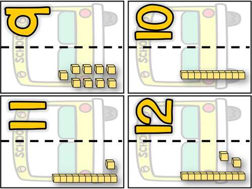 Bus Place Value by Erika Deane | TPT