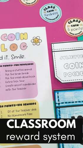 Editable Classroom Reward System with Coins, Incentives, Google Slides ...