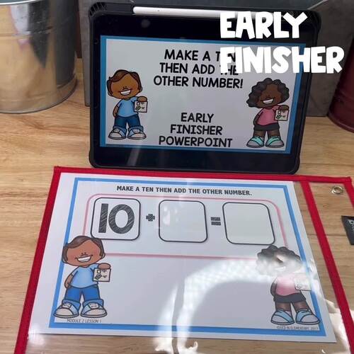 Adding Three Addends Make a Ten to Add Math Centers 1st Grade No Prep 1 ...