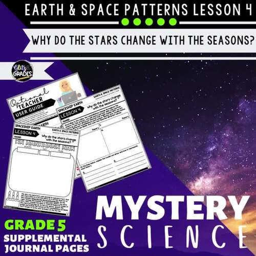 Mystery Science 5th Grade SUPPLEMENT Earth & Space Patterns Lesson 5 ...