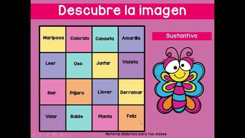 Sustantivos, adjetivos y verbos- PowerPoint- Spanish nouns, adjectives ...