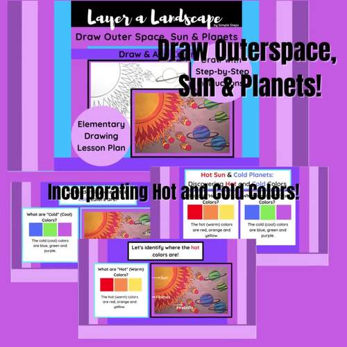 Elementary Art Drawing Lesson: Draw Outer Space, Sun and Planets