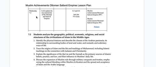 Muslim Achievements, Ottoman & Safavid Empires Lesson | Editable PPT ...
