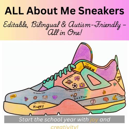 All About Me Sneakers Craft | Back to School Icebreaker | Get to Know ...