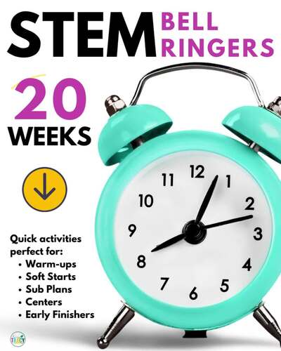 STEM Bell Ringers for Science Sub Plans, Early Finisher Choice Boards ...