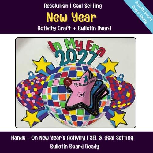 New Year Craft | Goal Setting & Reflection Activity | “In My Era ...