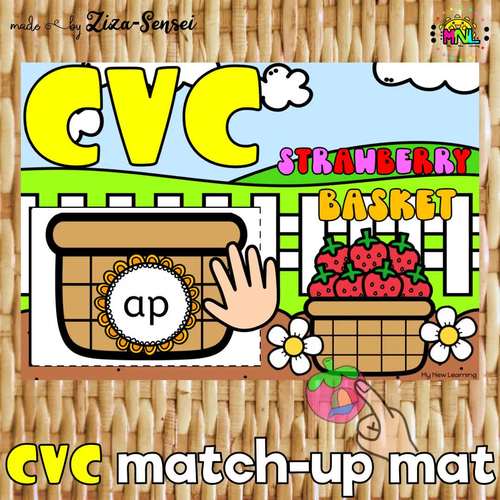 Phonics CVC CCVC Words Literacy And Math All Year BUNDLE by My New Learning