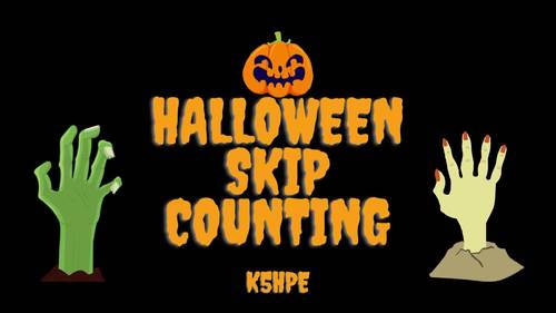 Halloween Skip Counting by 5's, Math, Numeracy, Video and SLIDES!!