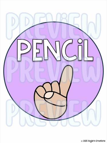 Hand Signals | Editable Templates | Pastel Color Scheme by Kaylie's ...