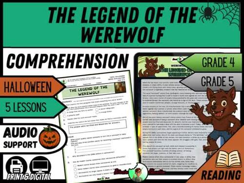 The Legend of the Werewolf | Halloween | Reading Comprehension | Grade 4/5