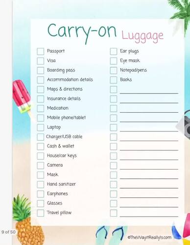 Travel Journal and Travel Planner, 50 Pages, FACS, Planning, Creative ...