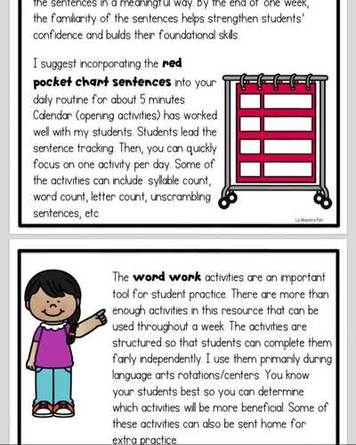 Sight Word Sentences in Spanish- Oraciones en patrón- Sustantivos