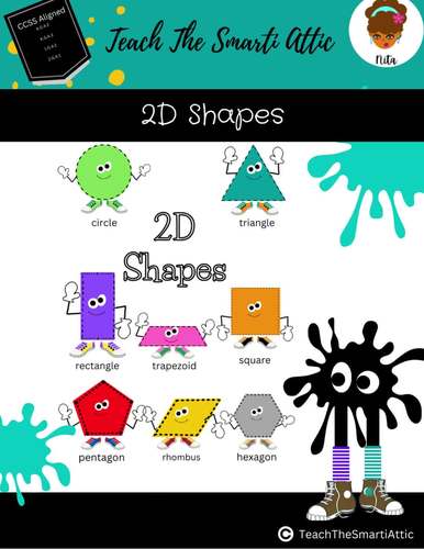 Shapes - 2D Shapes (Basic) by Teach The Smarti Attic | TPT