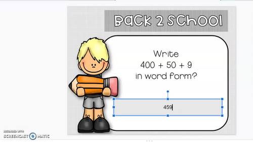 Back to School Math Digital Task Cards by City Girl Resources | TPT