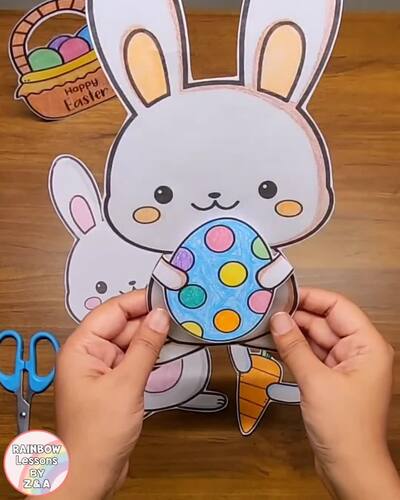 Easter Craft Kindergarten | Easter Craft Activities | Easter Bunny Craft