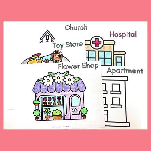 toy store coloring pages